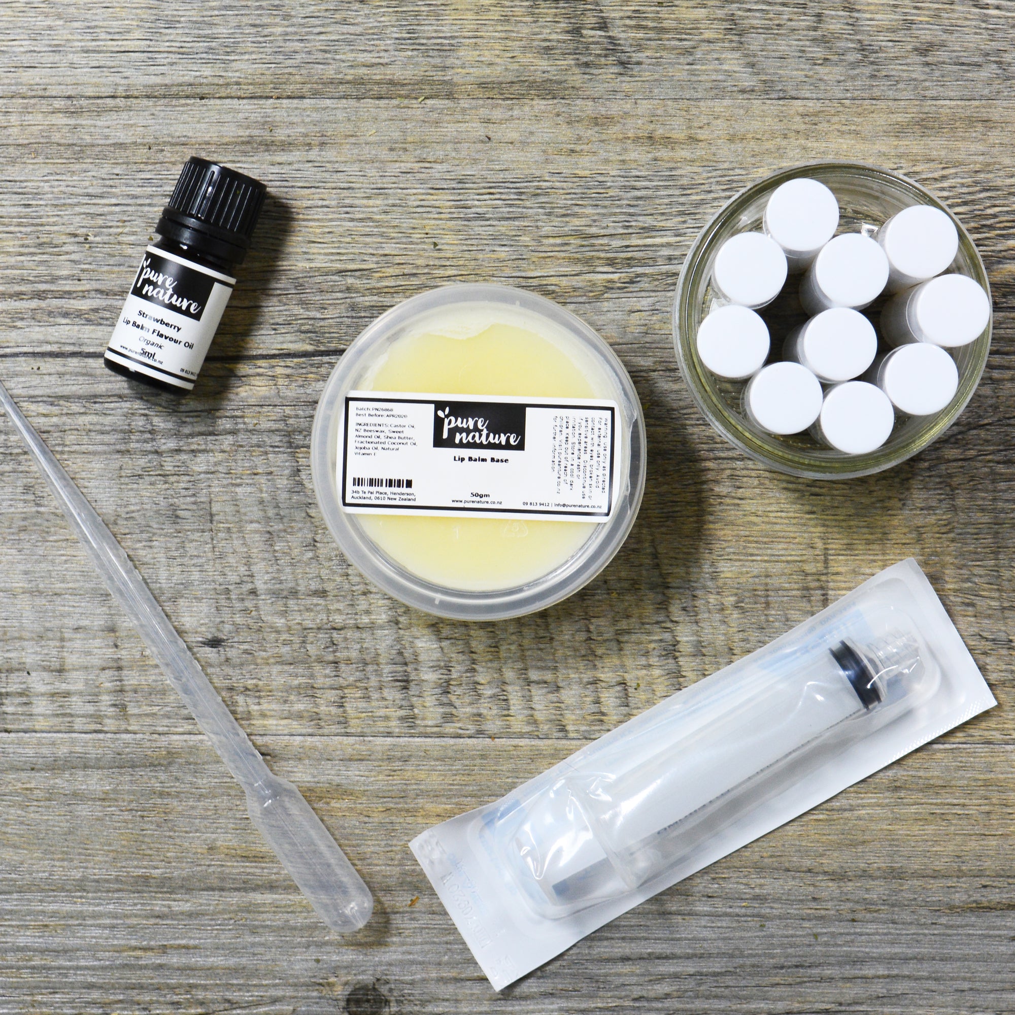 Make Your Own Lip Balm Kit Purenature Nz