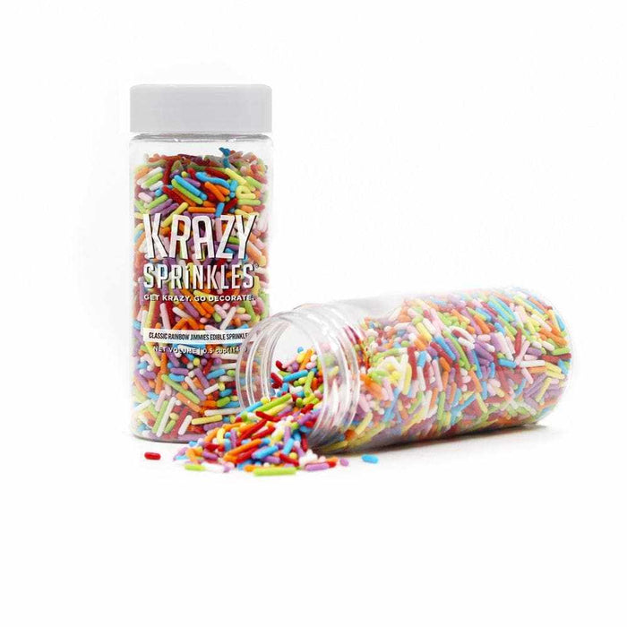 Classic Rainbow Jimmies Edible Sprinkles Krazy Sprinkles®