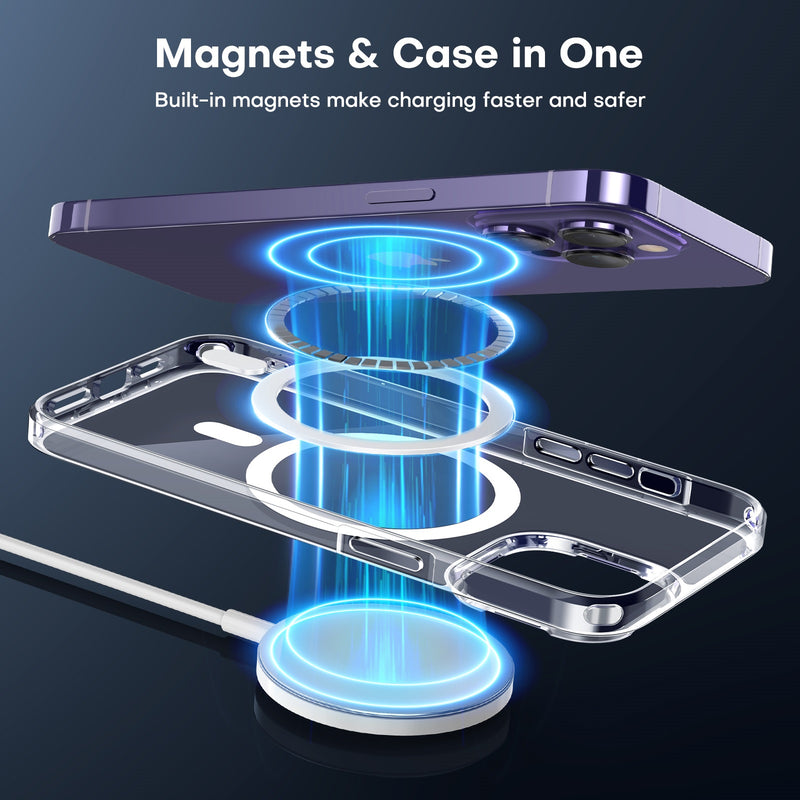 Tauri 5 In 1 Magnetic Case For Iphone 14 Pro Military Grade Drop Pr