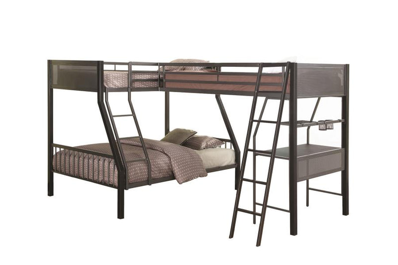 Ctr Twins Over Twin Triple Bunk Bed Bunks And Beds