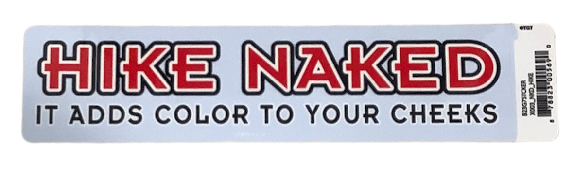 Hike Naked Zion Sticker