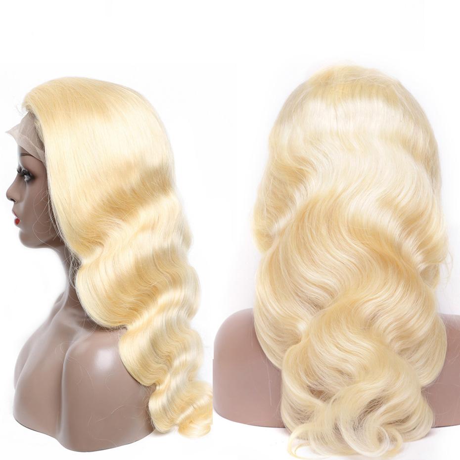 Platinum Blonde 613 Body Wave Full Lace Wig Lace Front Wig Wowigshair