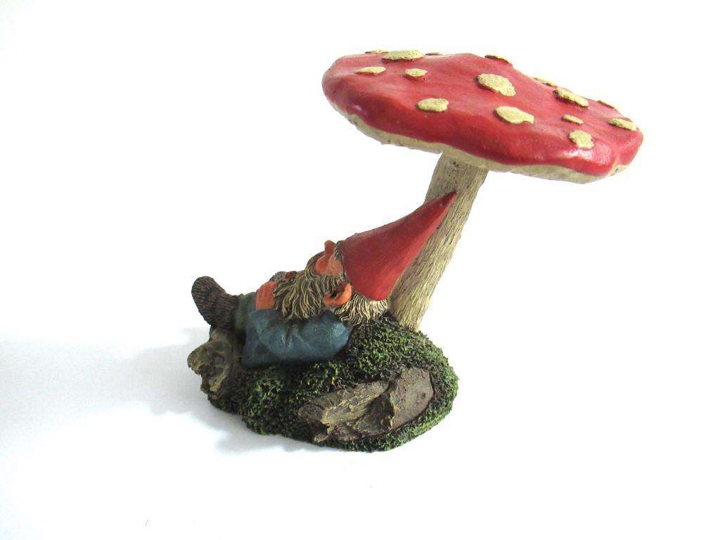 Gnome Sleeping Under A Mushroom Slumber Chief A Design By Rien Poort