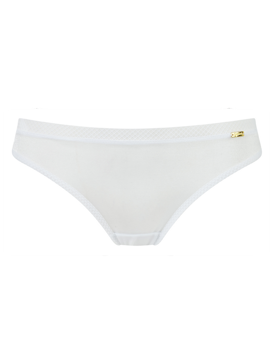 Sheer See Through Thong Panty Gossard Glossies White 6276 — Lavinia