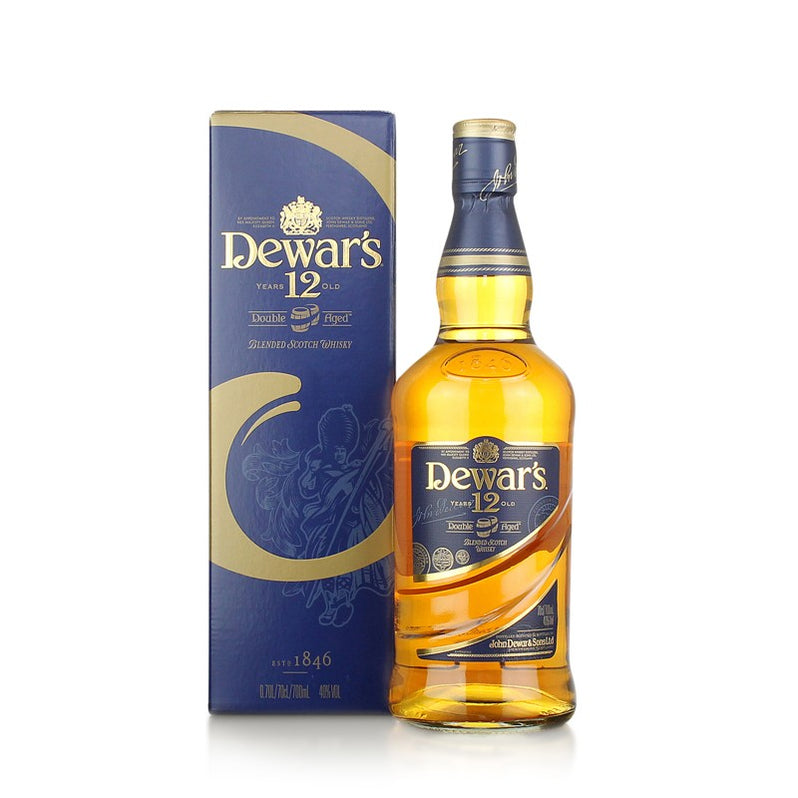 Dewars 12 Year Old Double Aged Blended Sotch Whisky 1l — The Liquor