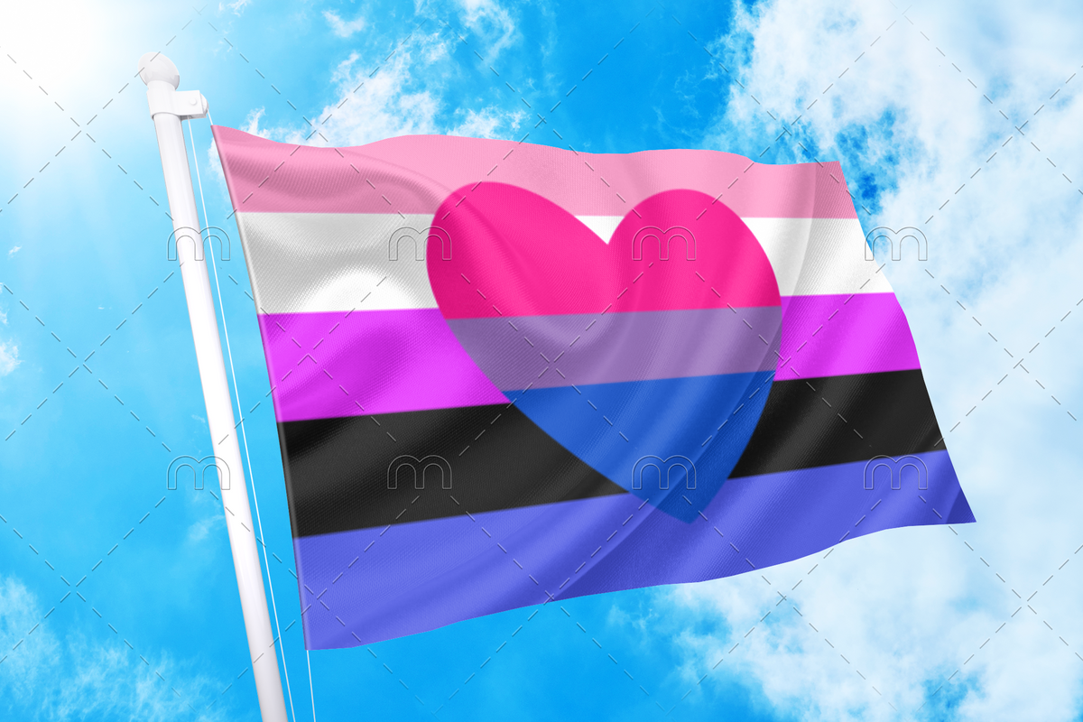 Genderfluid Bisexual Pride Flag Pride Nation