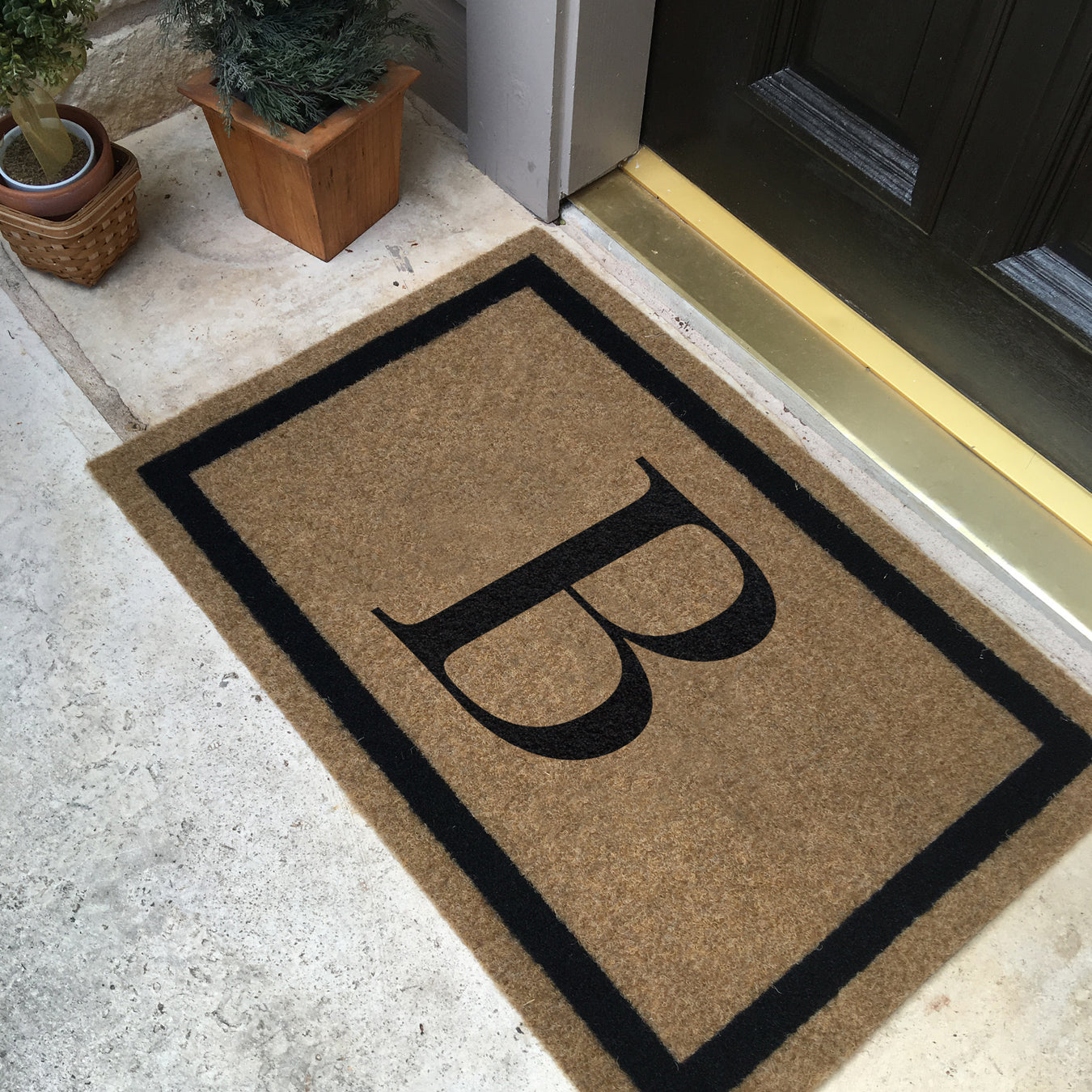 Infinity Custom Mats™ All Weather Personalized Door Mat Style Farmh