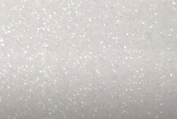 White Sparkle Ultra Metallic Adhesive Vinyl Glitter Craft Enablers