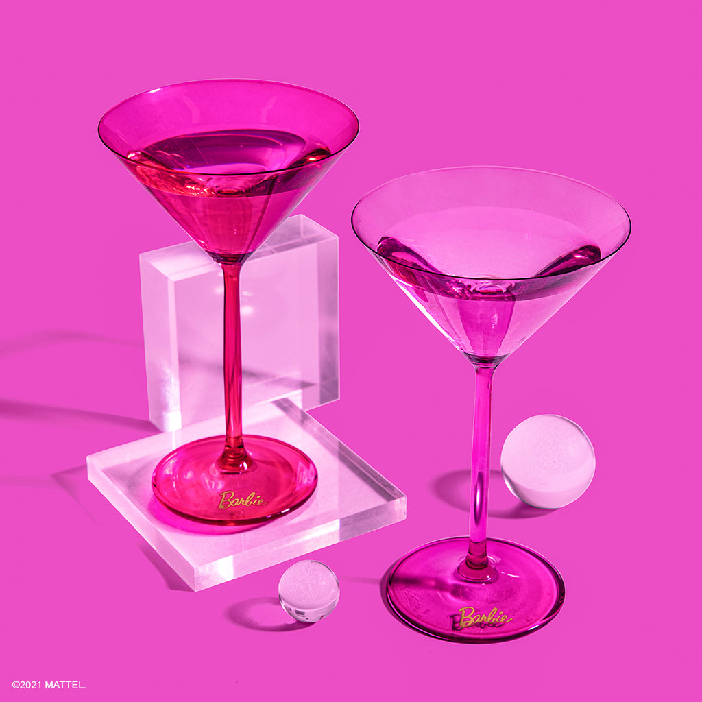 Barbie™ X Dragon Glassware® Stemmed Martini Glasses Shop Now Dragon