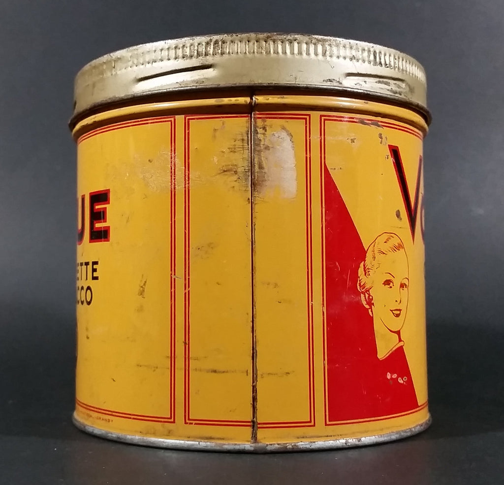 1960s Vogue Mild Cigarette Tobacco Tin With Lid Treasure Valley