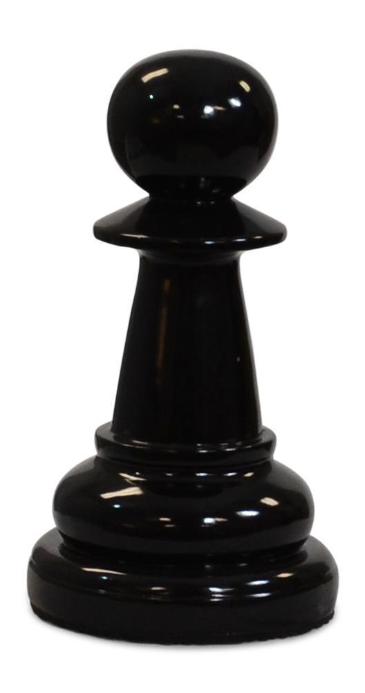 Giant Chess Piece 12 Inch Black Fiberglass Pawn Megachess