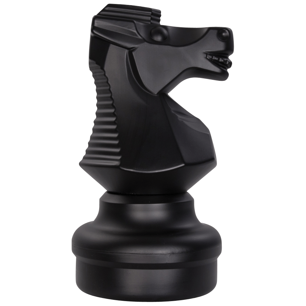 Giant Chess Piece 18 Inch Dark Plastic Knight Megachess