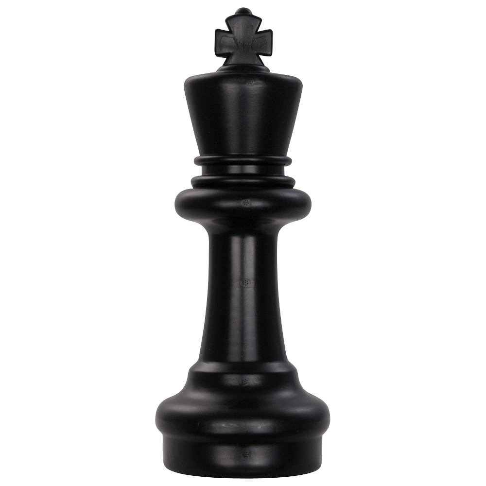 Giant Chess Piece 12 Inch Dark Plastic King Megachess