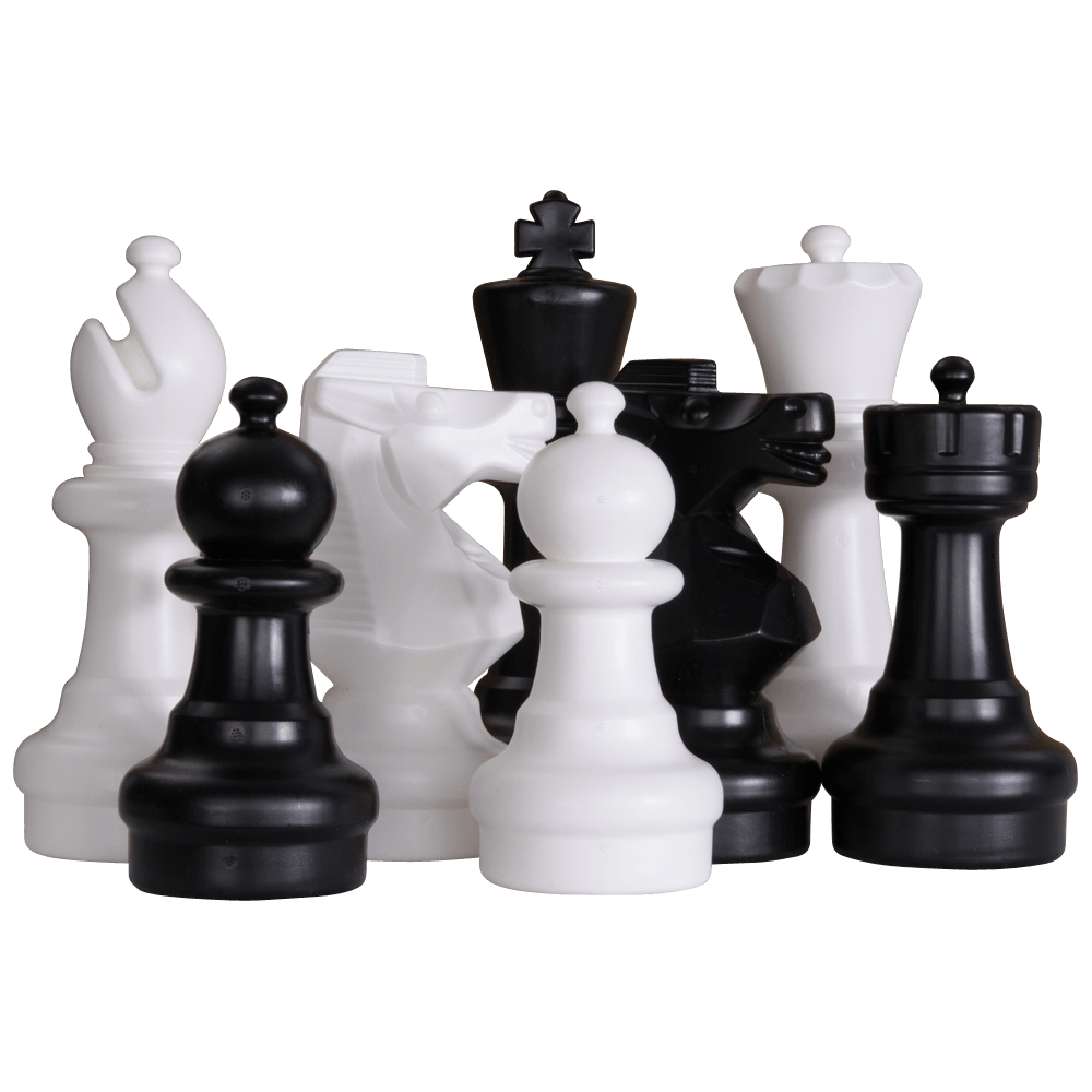 Megachess 12 Inch Plastic Giant Chess Set Giant Outdoor Chess