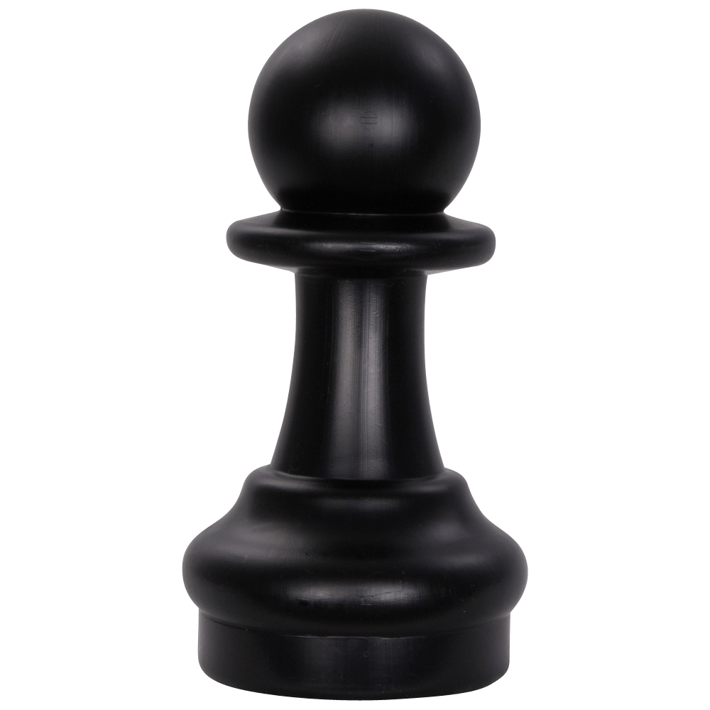 Megachess 9 Inch Dark Plastic Pawn Giant Chess Piece Giant Outdoor Chess