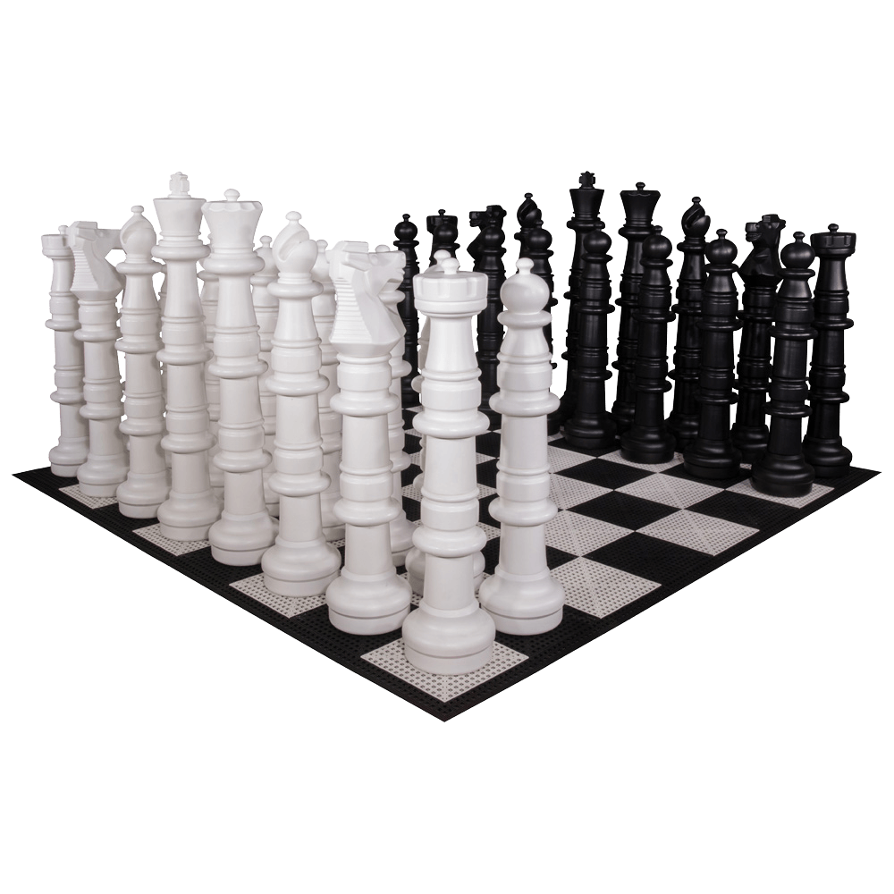 Megachess 49 Inch Plastic Giant Chess Set Giant Outdoor Chess