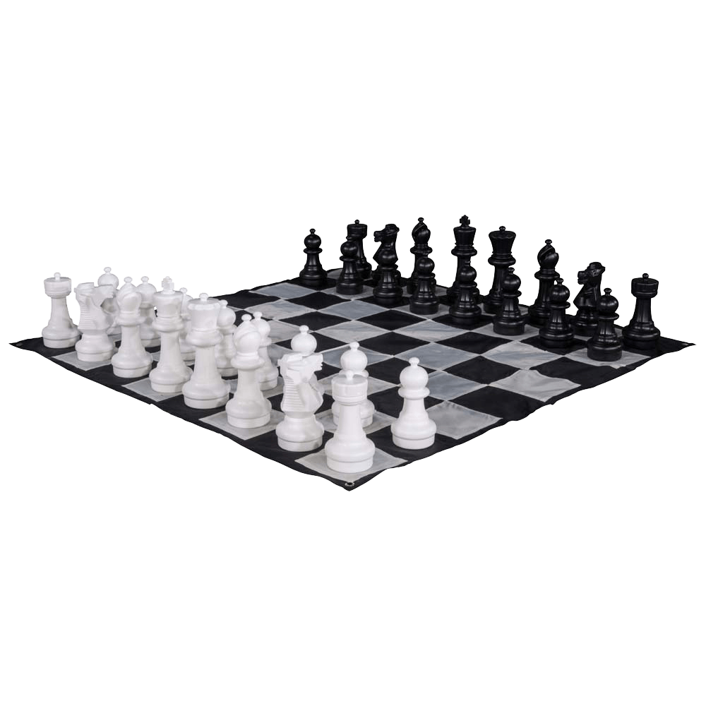 Megachess 12 Inch Plastic Giant Chess Set Giant Outdoor Chess
