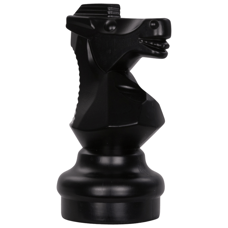 Megachess 9 Inch Dark Plastic Knight Giant Chess Piece