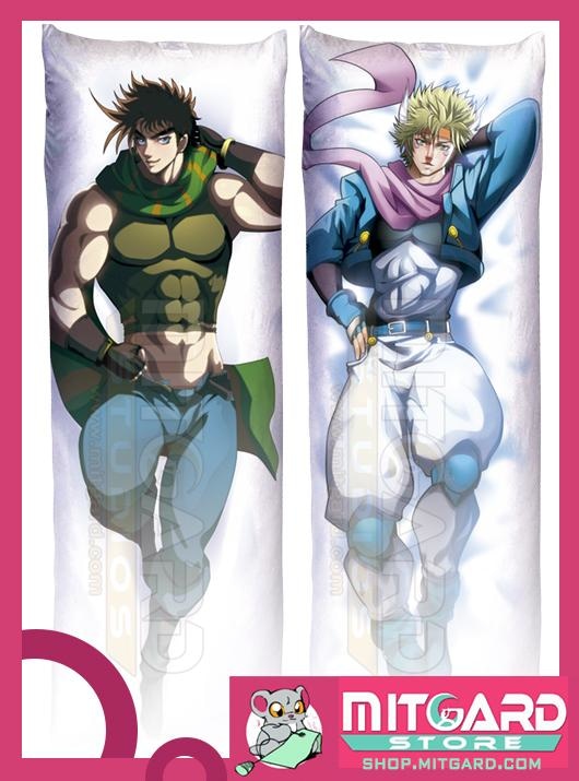 Joseph Joestar X Caesar Body Pillow Case Jojos Bizarre Adventure