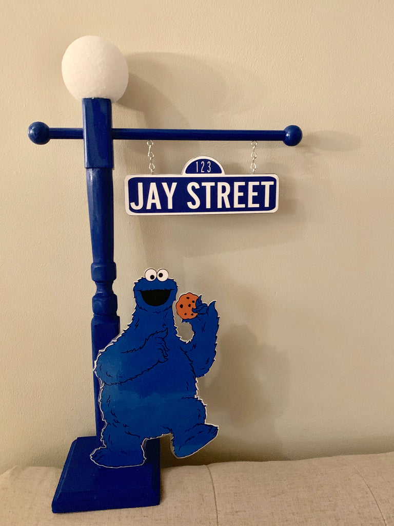 Sesame Street Lamp Post Sesame Street Party Sesame Street Centerpiec