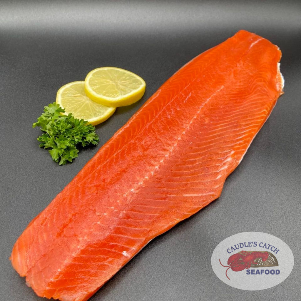 Alaskan Sockeye Salmon Fillets Wild Caught Caudles Catch Seafood