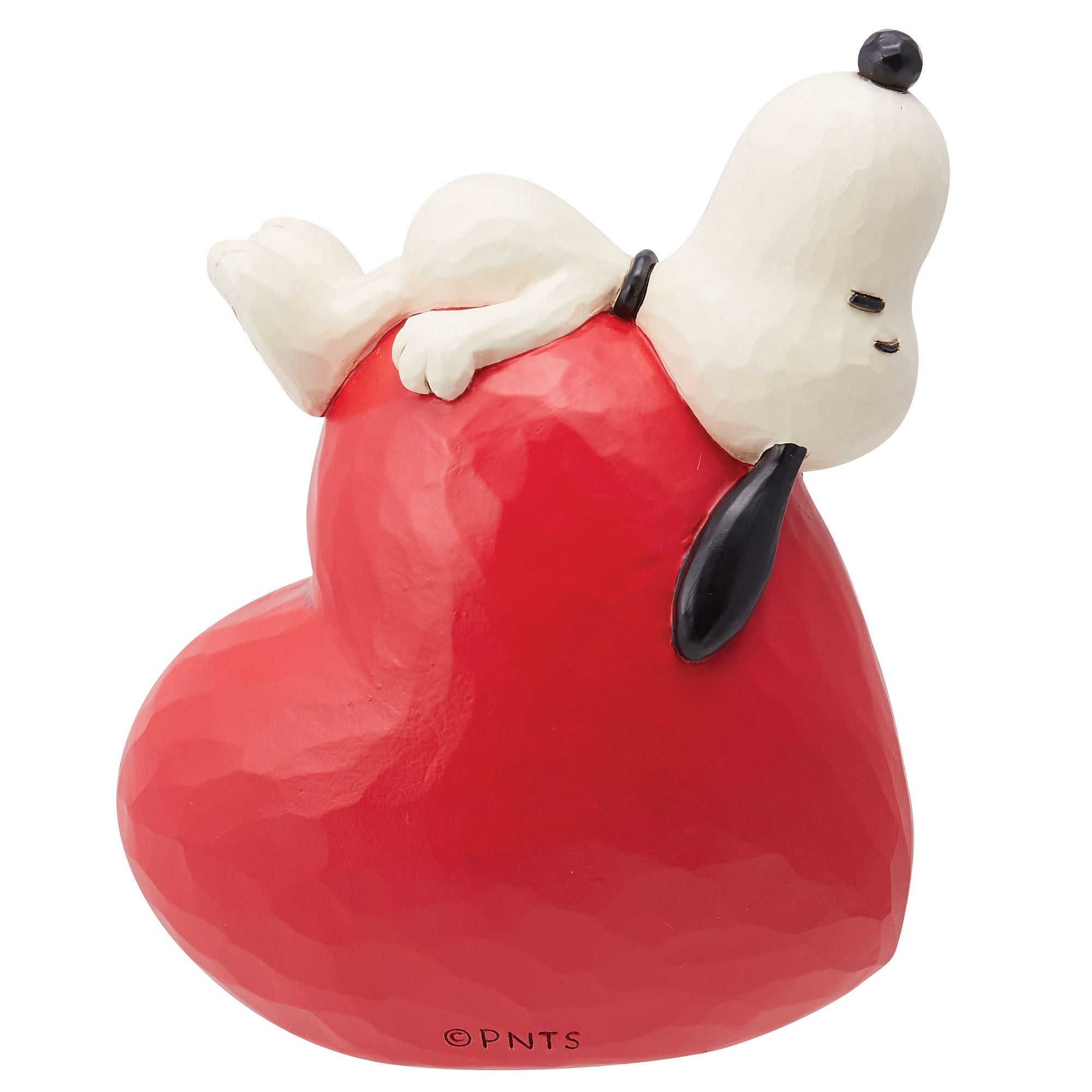 Snoopy Laying On Heart Jim Shore