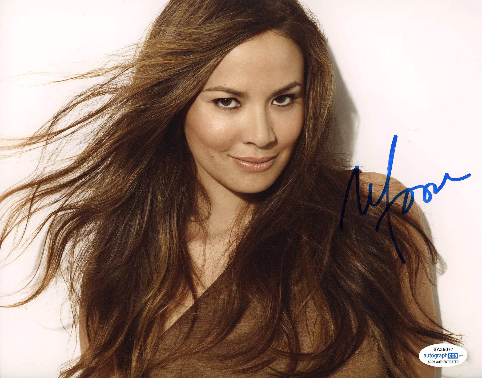 Moon Bloodgood Sexy Signed Autograph 8x10 Photo Acoa Outlaw Hobbies