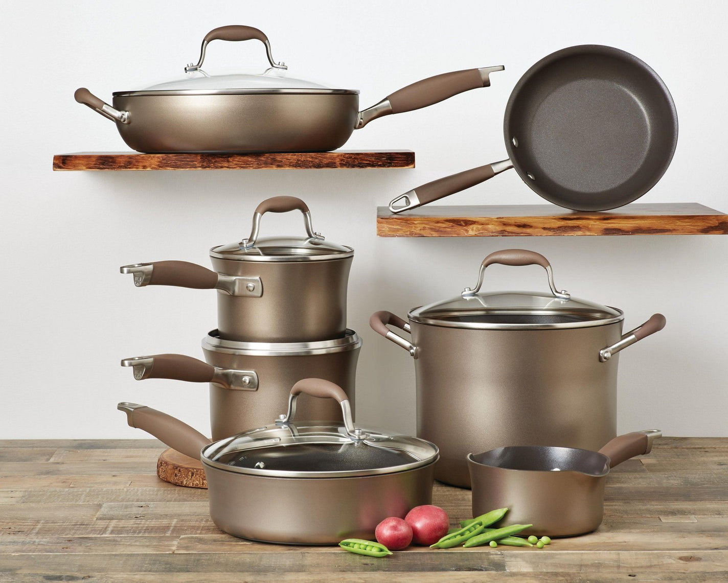 Anolon Advanced 12pc Hard Anodized Cookware Set Meyer Canada