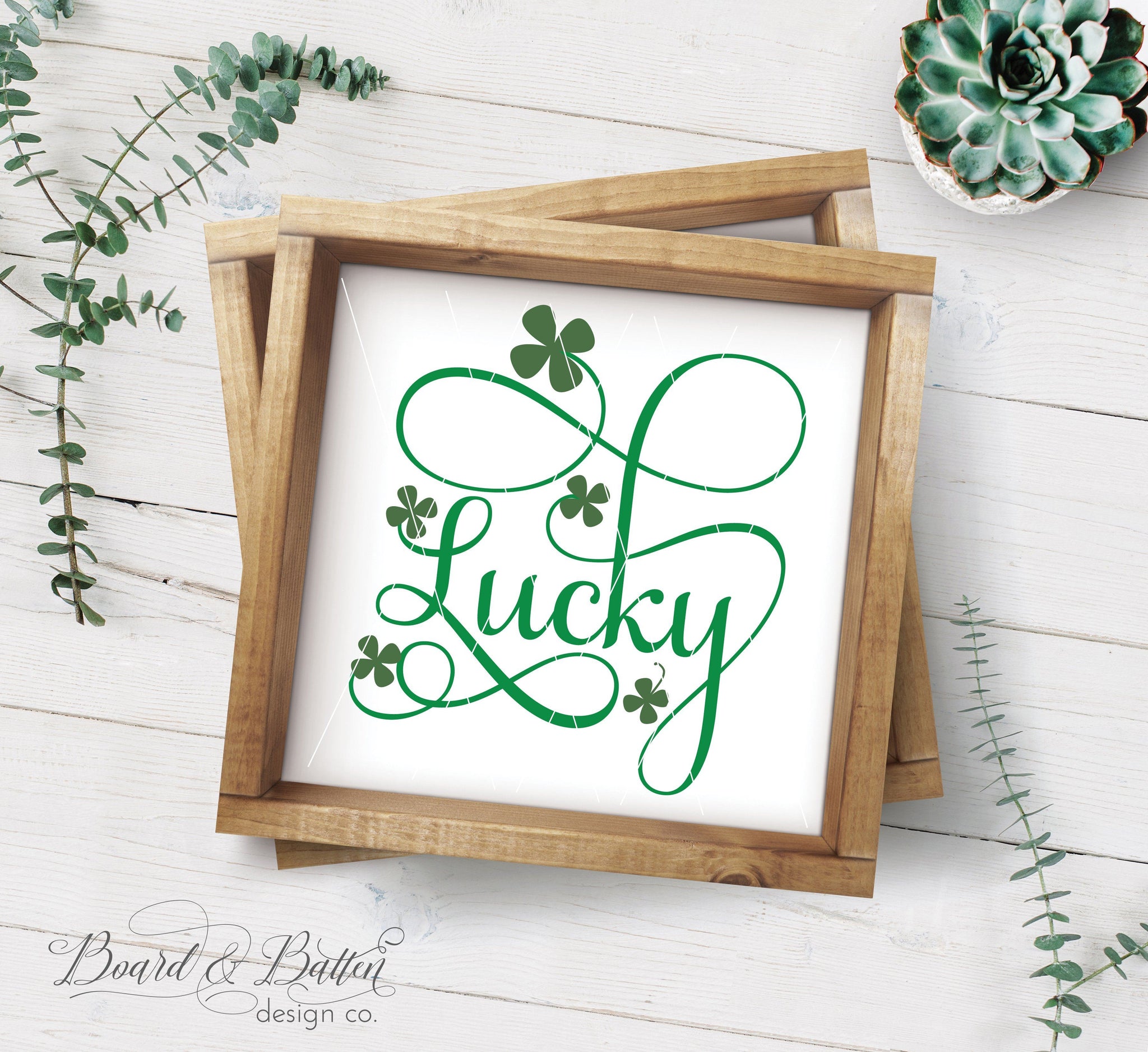 Lucky Svg File Board And Batten Design Co