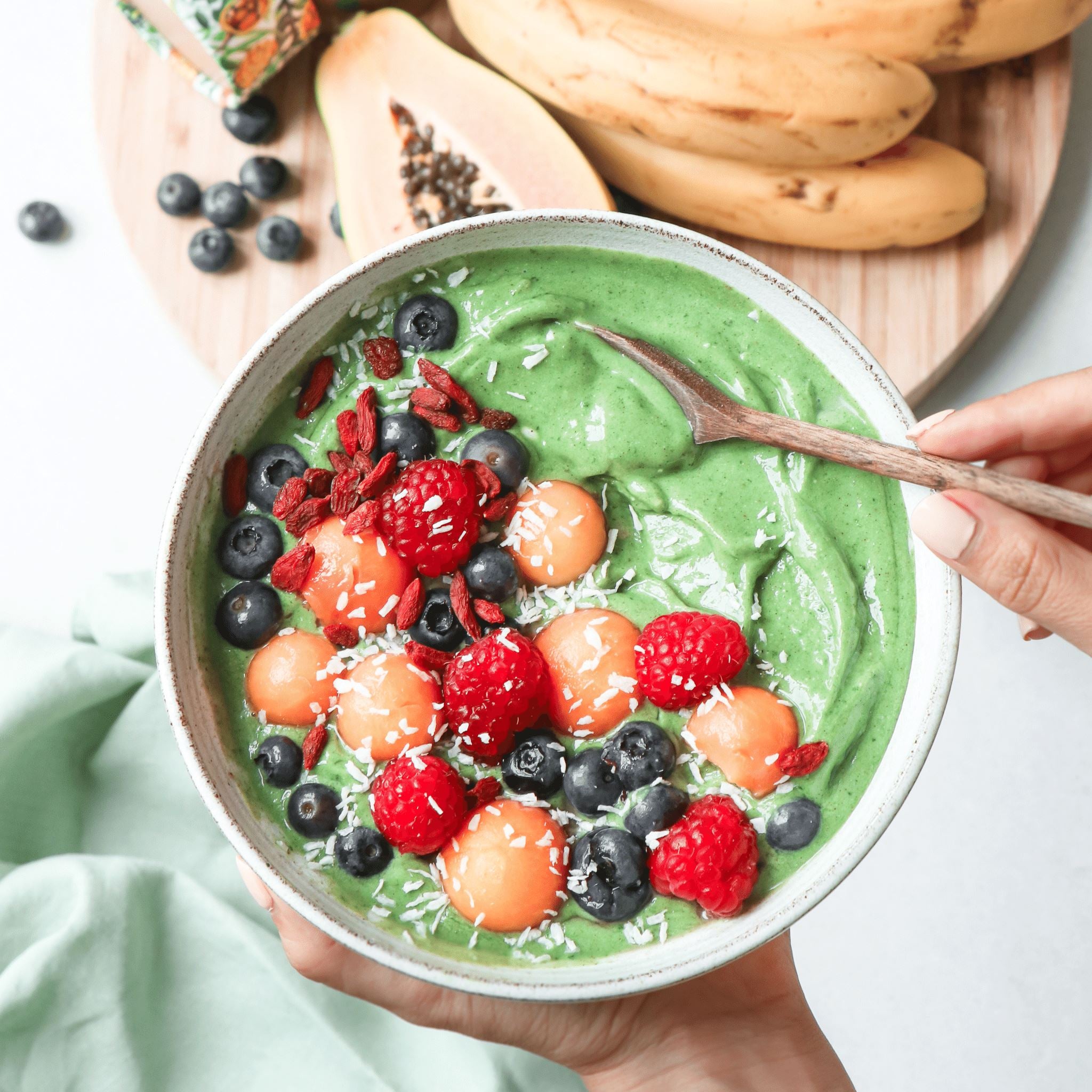 Creamy Green Smoothie Bowl Recipes Rheal