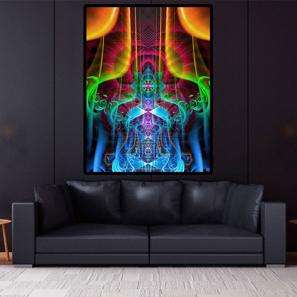 Meditation Room Spiritual Wall Hanging Multiverse Cosmic Body