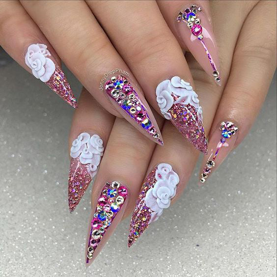 21 Stylish Nude Stiletto Nails To Be In Trends 2019 Ostty