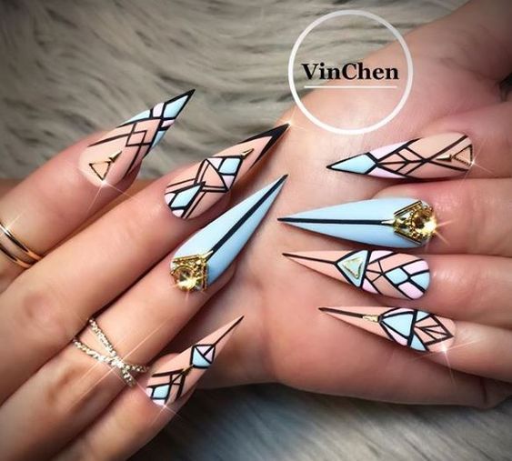 Best Stiletto Nails Designs Trendy For 2019 Ostty