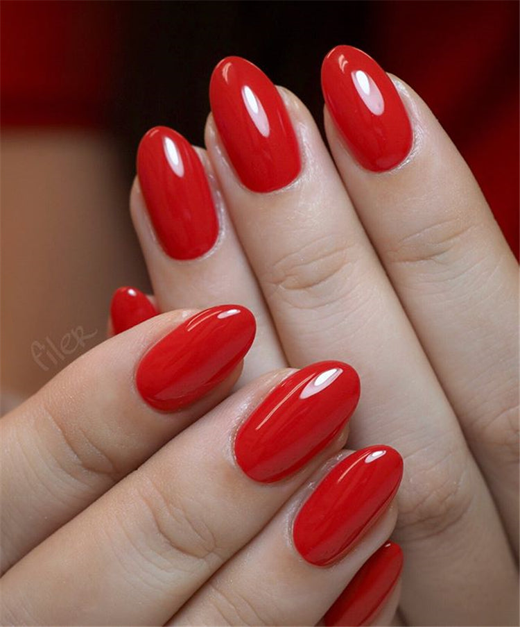 Creative Ideas For Red Acrylic Nails Designs Ostty