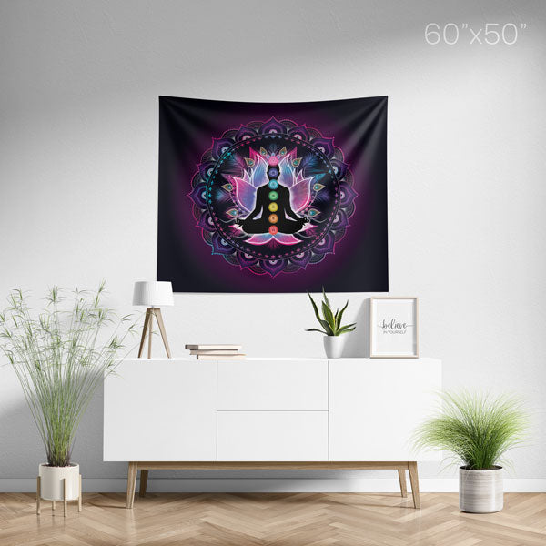 7 Chakra Indigo Wall Tapestry 7 Chakra Store