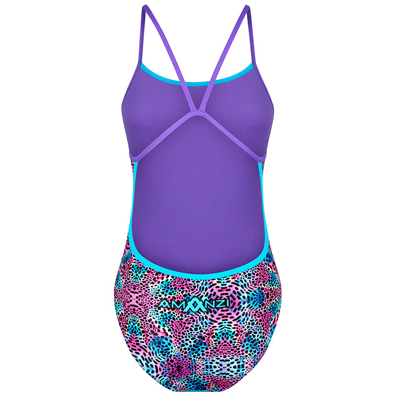 Amanzi Feline Wild Girls Proback One Piece Aqua Swim Supplies