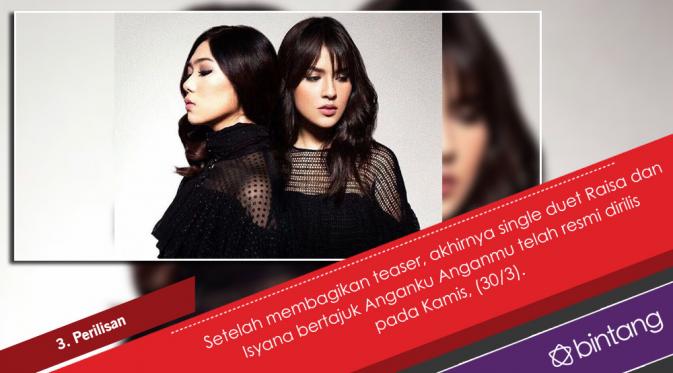 Anganku Anganmu Raisa Dan Isyana Menyatu Dalam Satu Jiwa