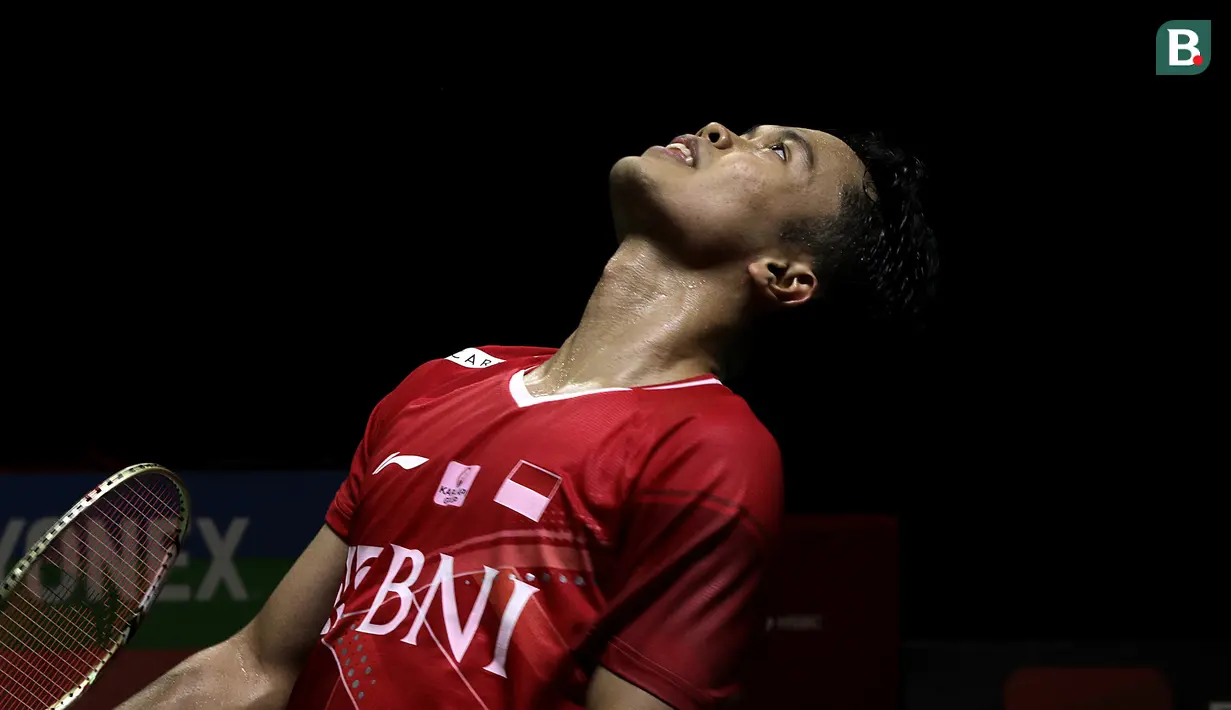 Foto Anthony Ginting Gagal Ke Final Daihatsu Indonesia Masters 2022