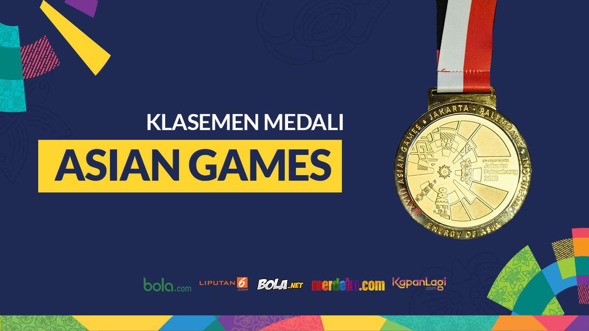 Klasemen Medali Asian Games 2018 China Juara Umum Indonesia Kunci