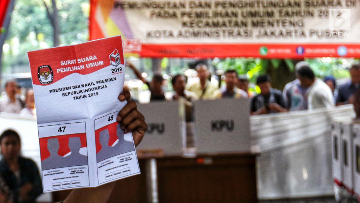 Penghitungan Suara Pemilu 2019 Di Tps Dimulai Pukul 1300 Waktu