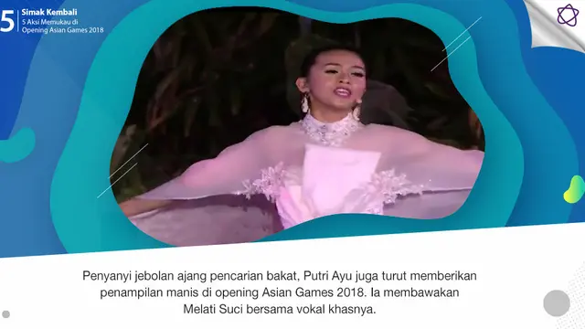 Simak Kembali 5 Aksi Memukau Di Opening Asian Games 2018