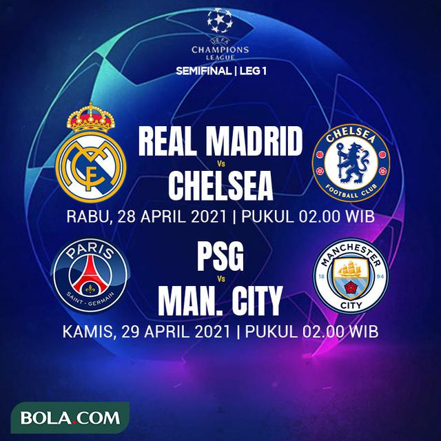 Semifinal Liga Champion 2021 Newstempo