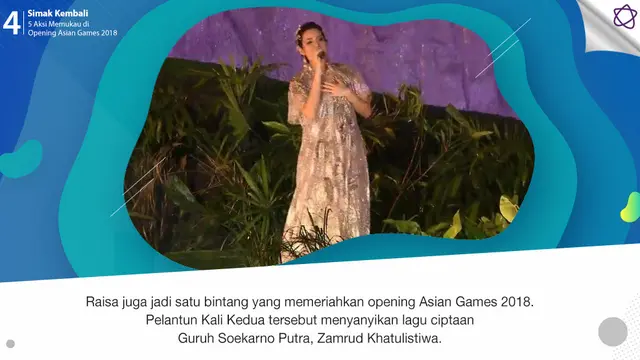 Simak Kembali 5 Aksi Memukau Di Opening Asian Games 2018