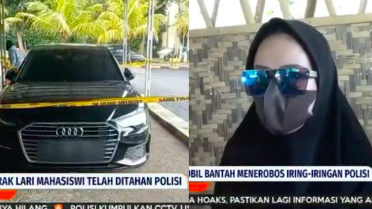 Mobil Audi Yang Ditumpanginya Tabrak Mahasiswi Ternyata Wanita Muda