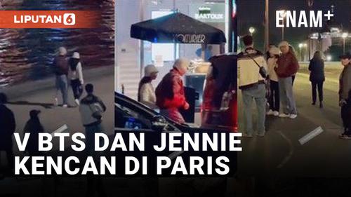 Video Viral Video Diduga V Bts Dan Jennie Blackpink Kencan Di Paris