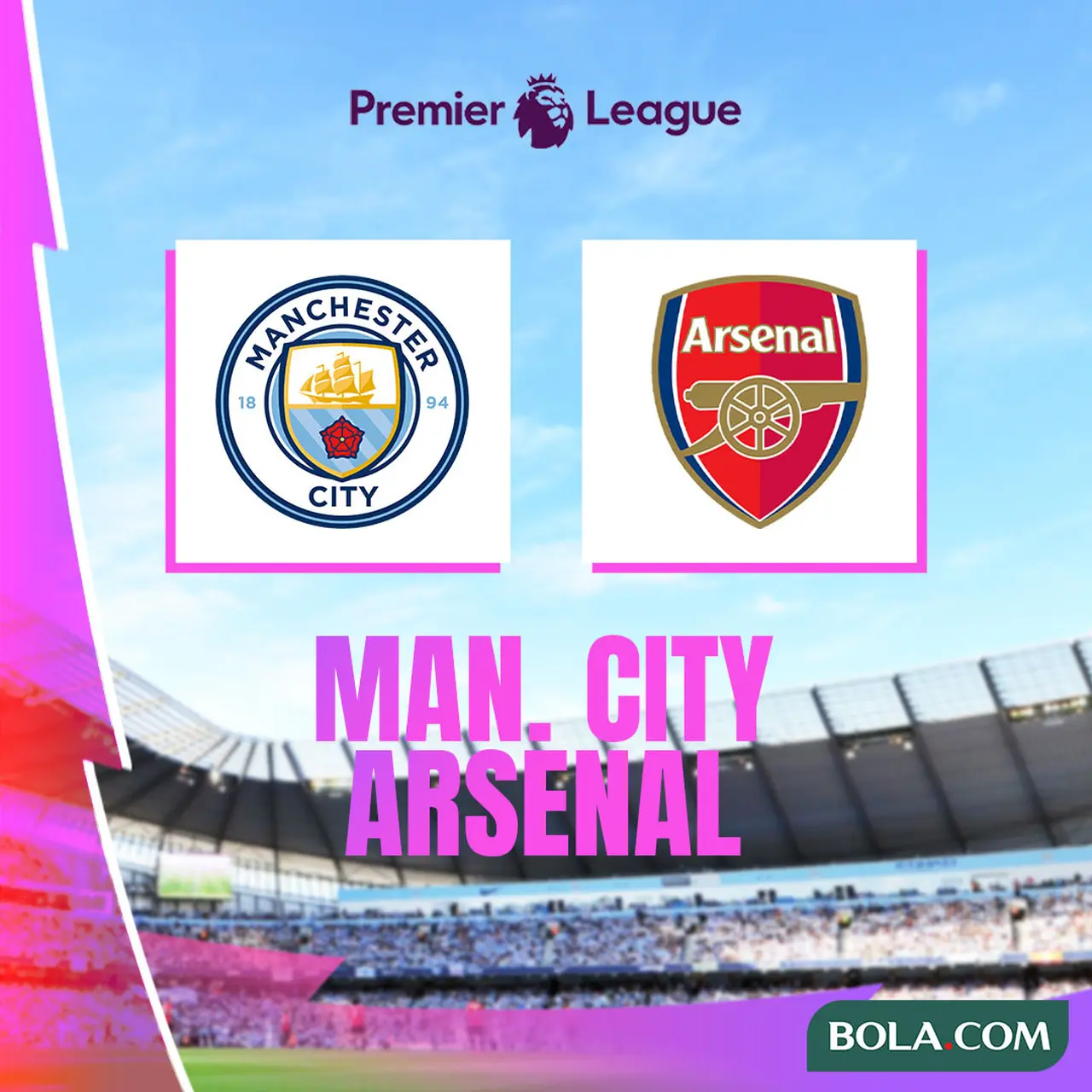 Link Live Streaming Liga Inggris Manchester City Vs Arsenal Di Vidio