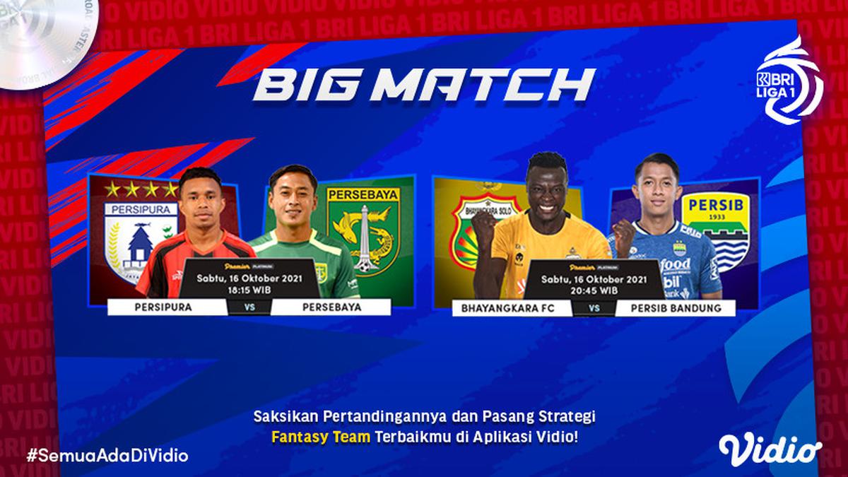 Link Live Streaming Big Match Bri Liga 1 Sabtu 16 Oktober 2021