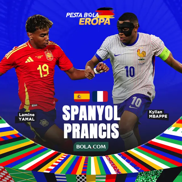 Link Live Streaming Semifinal Euro 2024 Spanyol Vs Prancis Piala