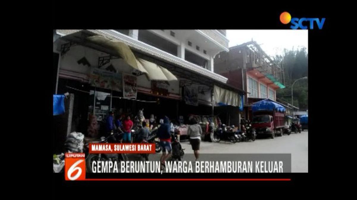 Kepanikan Warga Saat Gempa Magnitudo 44 Guncang Mamasa News