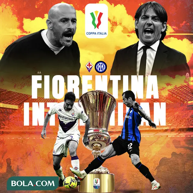 Hasil Final Coppa Italia Bungkam Fiorentina Inter Milan Raih Trofi Ke